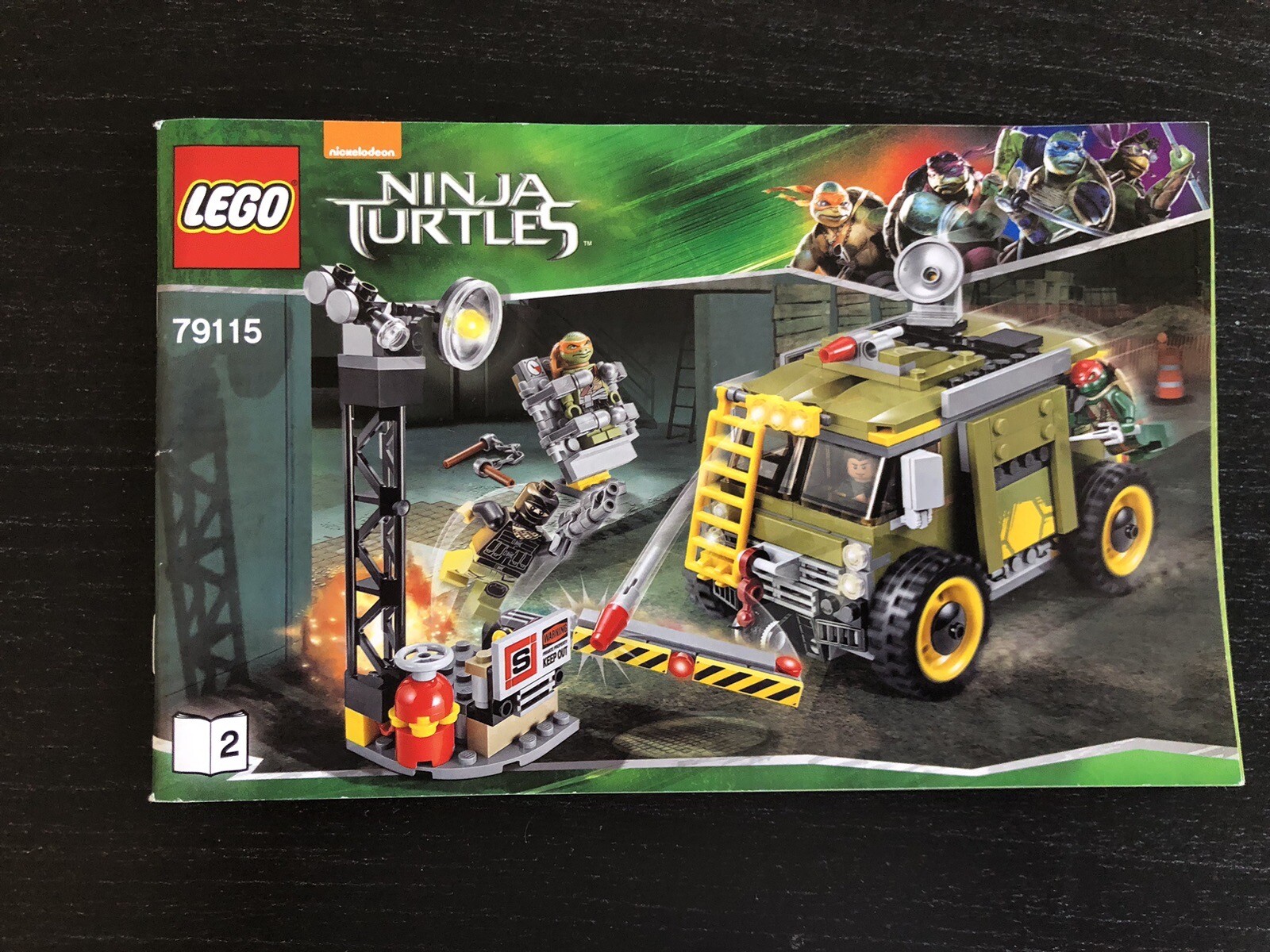 LEGO TMNT Ninja Turtle 79115 - TURTLE VAN TAKEDOWN - 100% complete | eBay