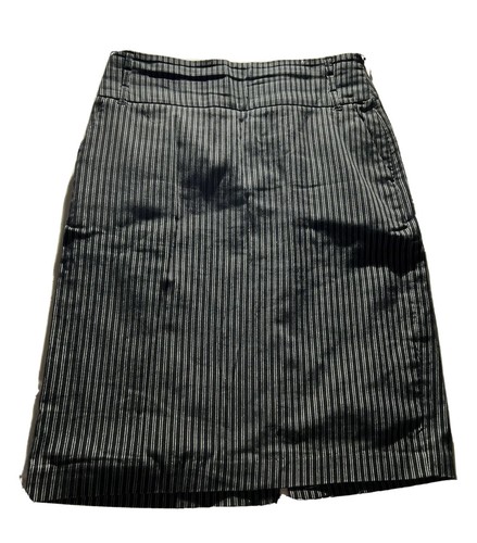 Apostrophe Size 2 Skirt Striped Length 22” Cotton Spandex Zip Side ...