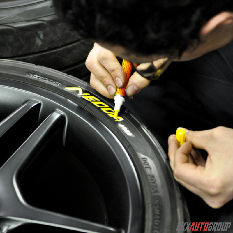 12Pcs Waterproof Permanent Paint Marker Pen For Car Tyre Tire Tread ...