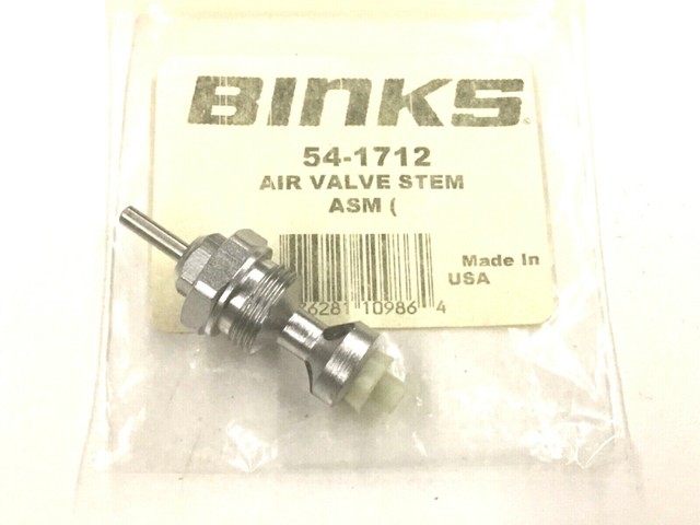 BINKS # 54-1712 AIR VALVE ASSEMBLY FOR MODEL 62 SPRAY GUN - for sale ...