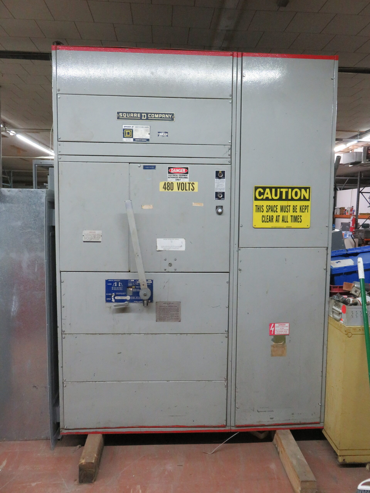 SQUARE D SWITCHGEAR SB-FE 2000 2000A 277/480V 3PH 4W FUSIBLE 1YEAR ...