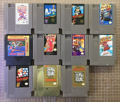 Authentic Nintendo NES Game Cartridges Only (Loose) You Pick - US ...