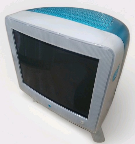 Genuine Apple Studio Display M6496 17" Blueberry CRT VGA Monitor Retro ...