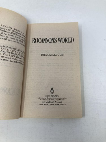 Rocannon's World by Ursula K Le Guin First 1st Edition VG PB 1980 | eBay