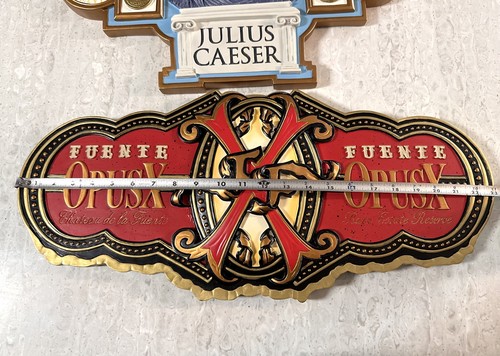 Arturo Fuente Opus X and Diamond Crown Julius Caesar Wall Signs | eBay