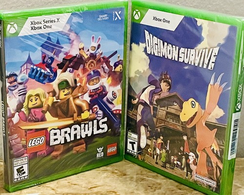 NEW SEALED LEGO Brawls Xbox One/Xbox Series X & Digimon Survive XBOX ...