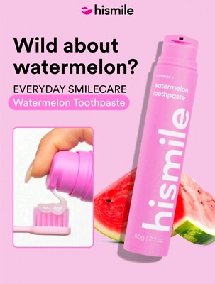 Hismile Flavoured Toothpaste (Watermelon),60g,Flavour With A Burst Of ...
