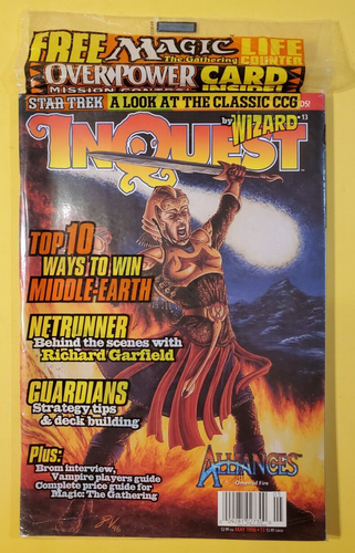 Inquest Magazine by Wizard # 13 May 1996 in Bag Alliances Omen of Fire ...