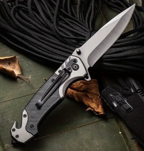 NEW Spring Assisted , Frame Locking HD Stainless Steel Tactical Pocket ...