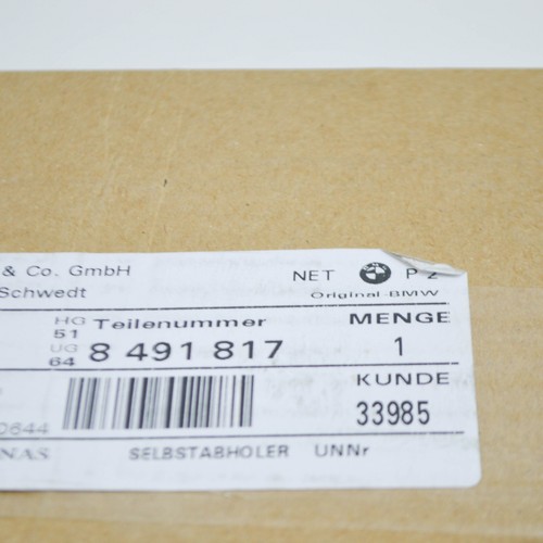 NEW BMW 4 COUPE G22 FRONT PANEL UPPER REAR CONNECTION 51648491817 ...