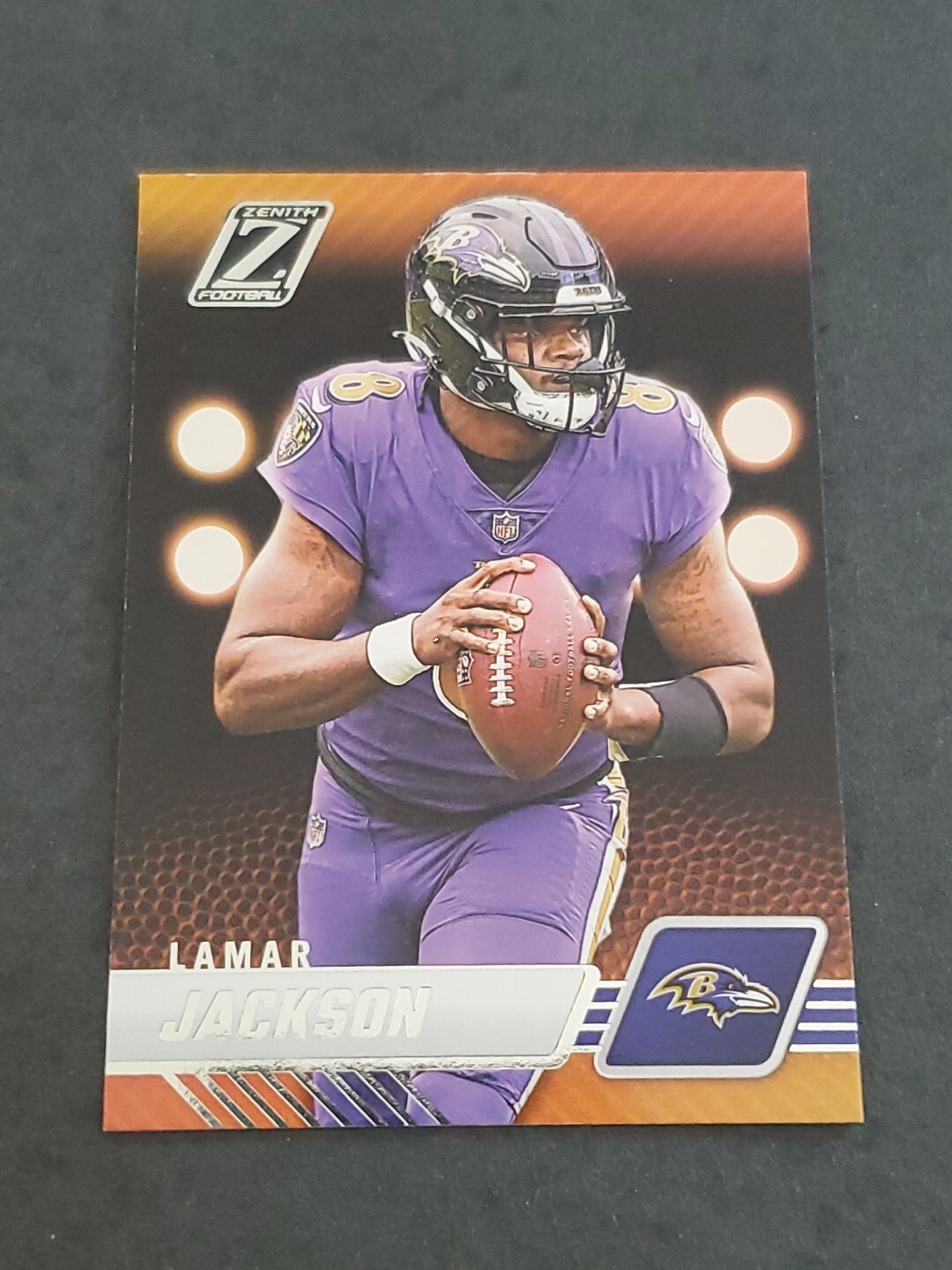 Lamar Jackson 2023 Panini ZENITH Football Base Card #8 Baltimore Ravens ...
