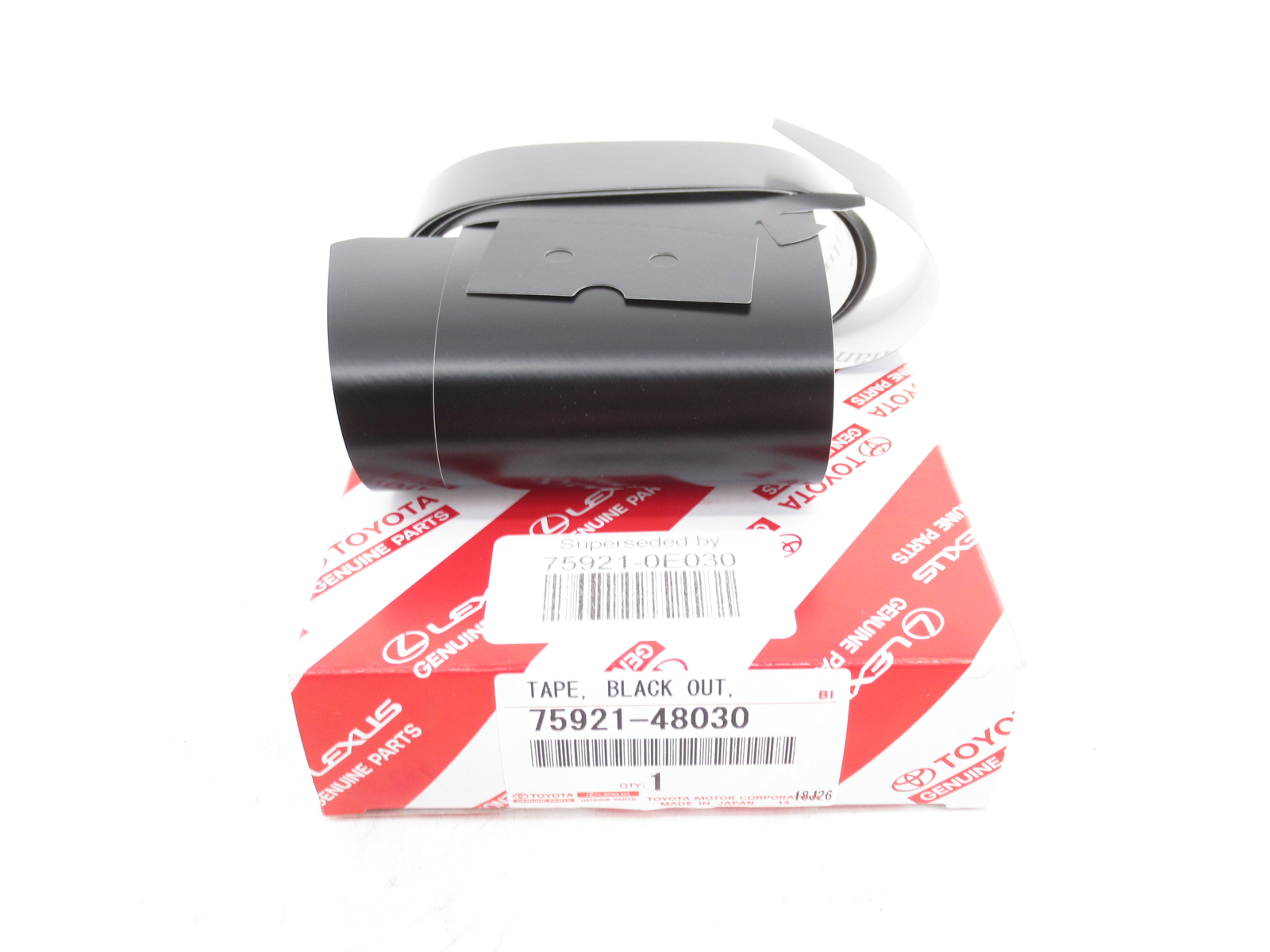 Genuine OEM Toyota 75921-0E030 Passenger Front Black Out Tape 2008-13 ...