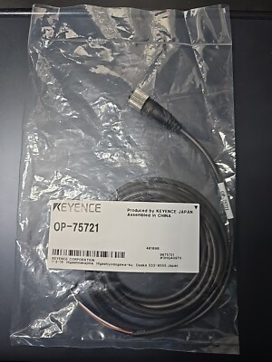 Keyence OP-75721 Photoelectric Sensor Connector Cable M12, Straight, 2 ...