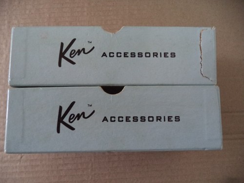 Vintage KEN - Two Accessory Boxes Cardboard Drawers For Carrying Travel ...