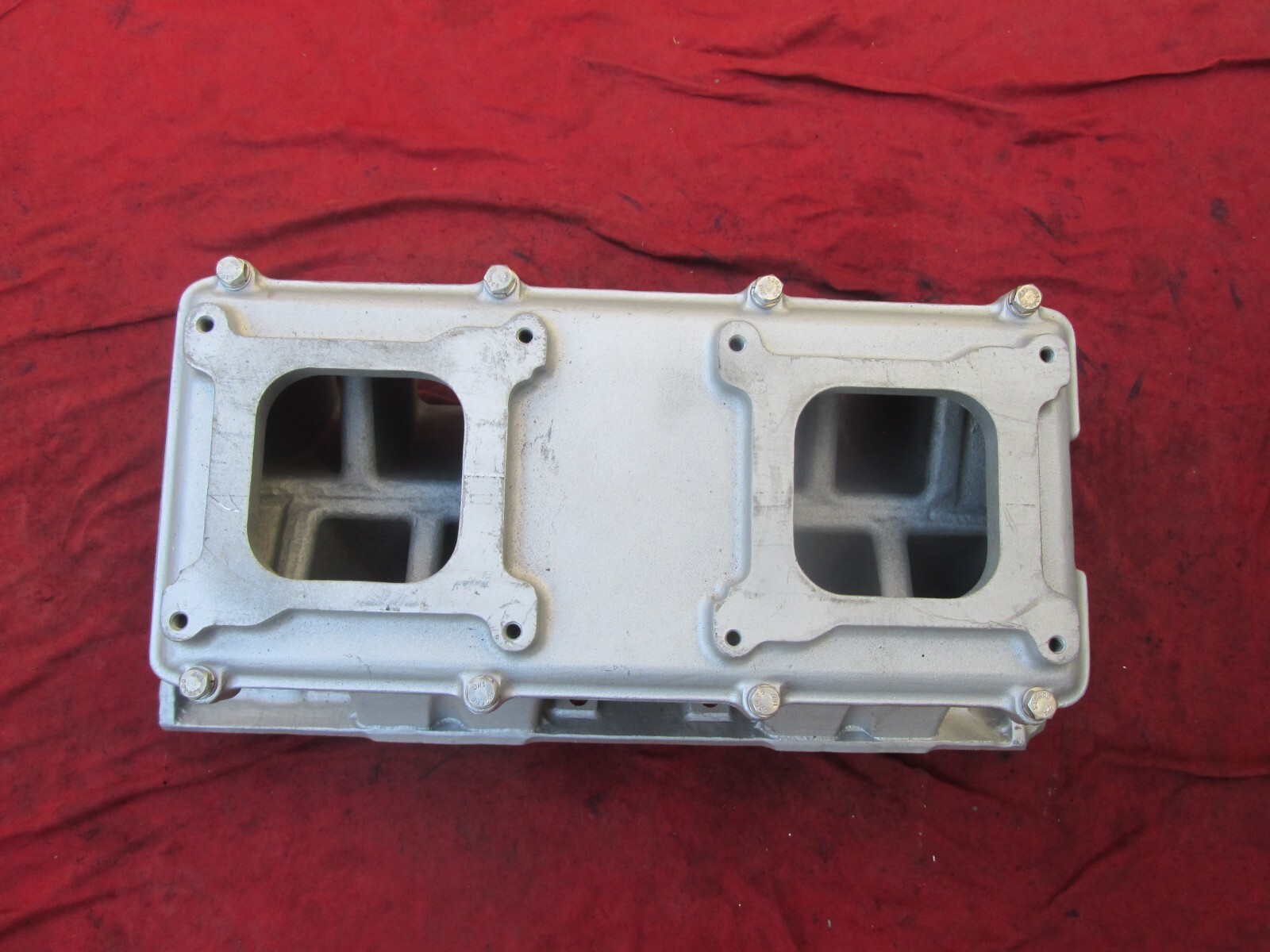 Collecteur d'admission BBC Chevy Edelbrock VICTOR tunnel RAM 2R 2x4 ...