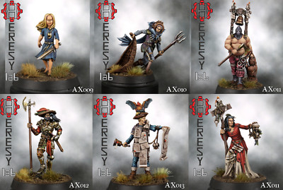 Hereseylab Citizens of the Old World 32mm Miniatures Pick your Models ...