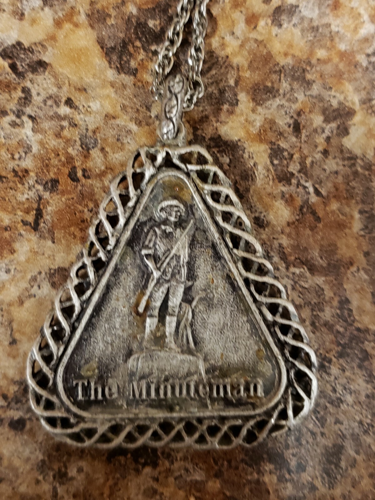 America's Bicentennial Pendant / 1776-1976 The Minute… - Gem