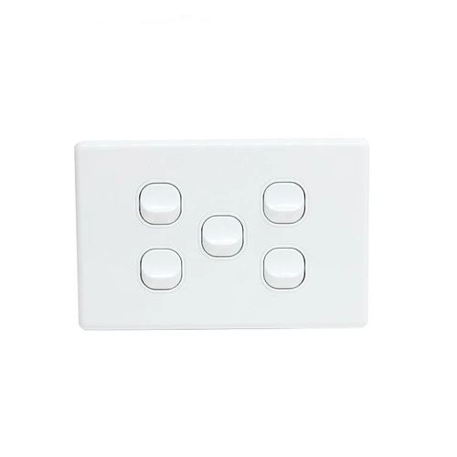 10AMP 240v Slimline Light Switch Double Power Point GPO Wall Socket | eBay