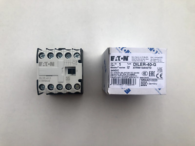 Eaton DILER-40-G 4 pole relay - 4 N.O. / 1 N.C. power poles / 24 volt ...