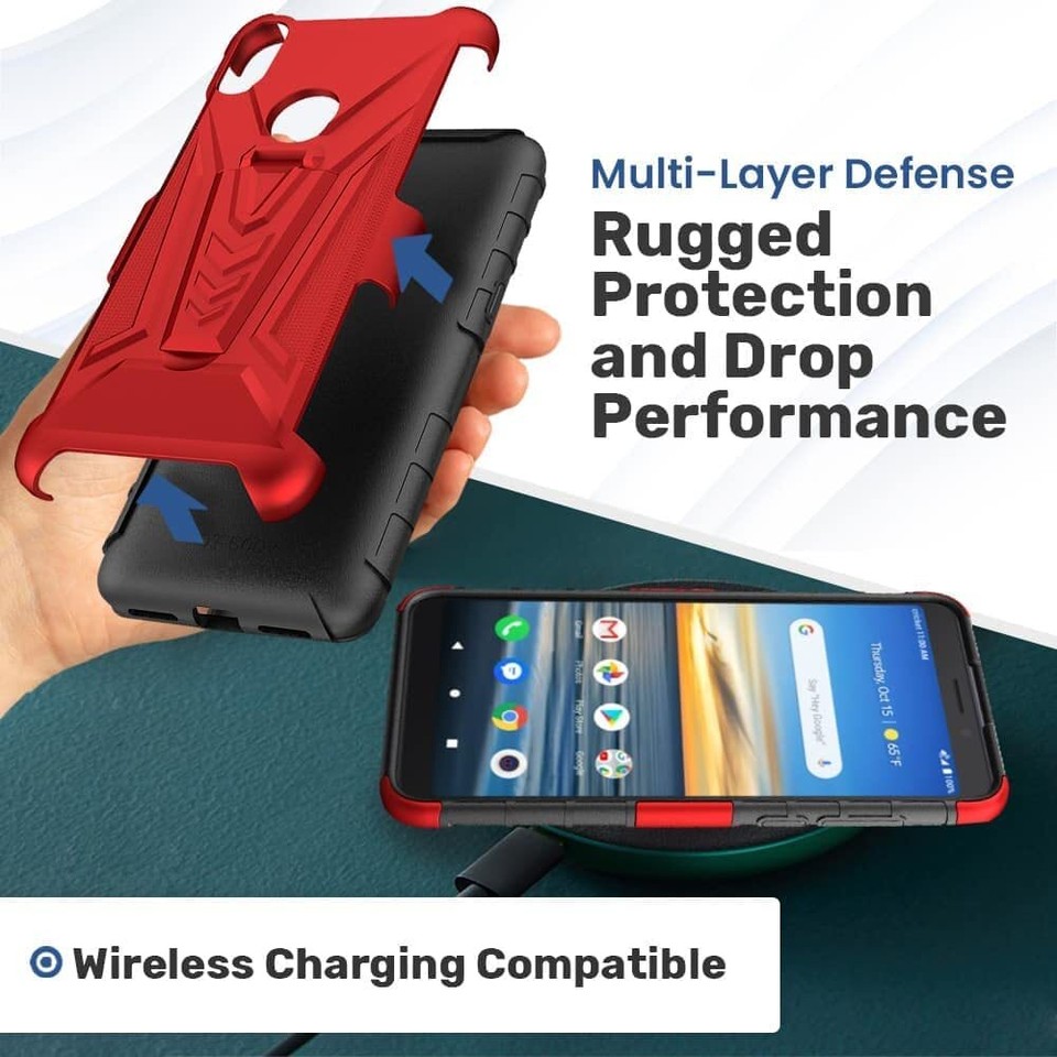 For Lively Jitterbug Smart3 / Lively Smart Shockproof Phone Case Belt ...