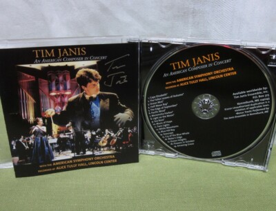 TIM JANIS conductor An American Composer in Concert CD autograph 2001 ...