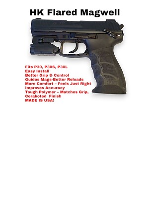 H&K P30 Polymer Flared Magwell – Fit Heckler & Koch Pistol, New, FAST ...