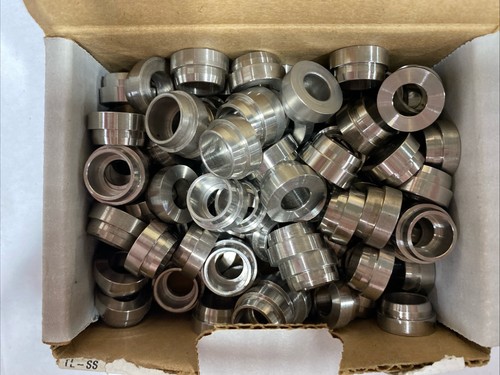 Lot of 100 Parker Braze Sleeve Female ORFS Tube End Hydraulic Fitting 8 ...