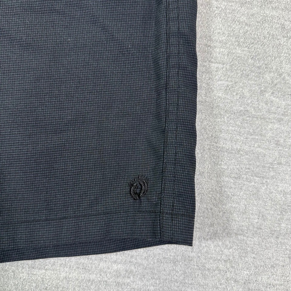 Hang Ten Shorts Men's Size 34 Black Flat Front Golf Chino Stretch ...