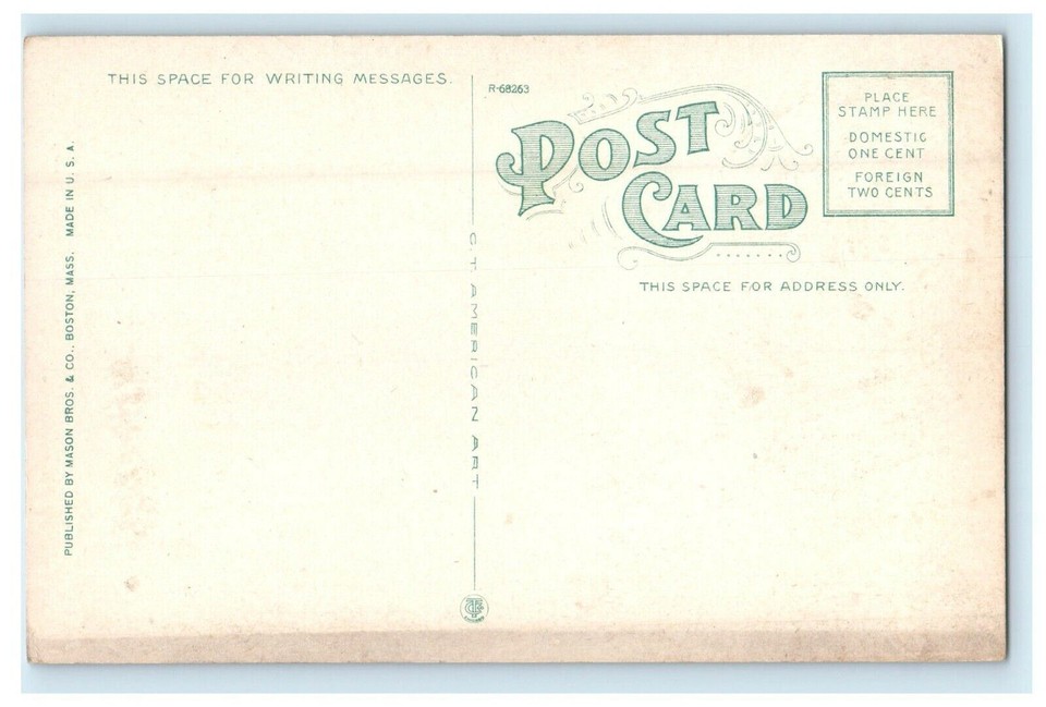 c1920's Mission Church Street View Roxbury Massachusetts MA Vintage ...