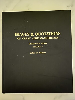 Images And Quotations Of Great African Americans (Reference Book) | eBay