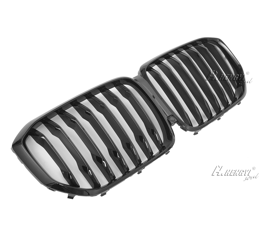 Fit for BMW X5 G05 2019-2022 Front Kidney Grill Grille Gloss Black M ...