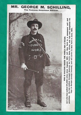 Collectable Postcard - Mr.George Schilling American Athlete - 1900s ...