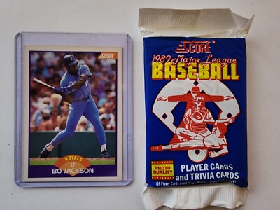 1989 Score - #330 Bo Jackson with 16 cards Score Sealed Wax Pack | eBay