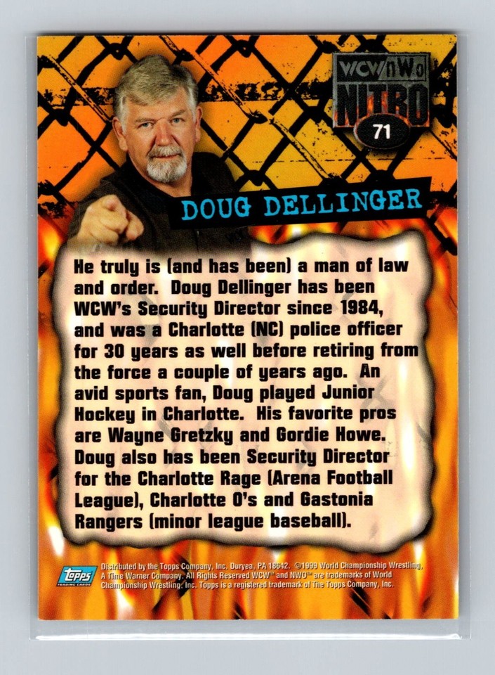 1999 Topps Nitro Doug Dellinger #71 | eBay