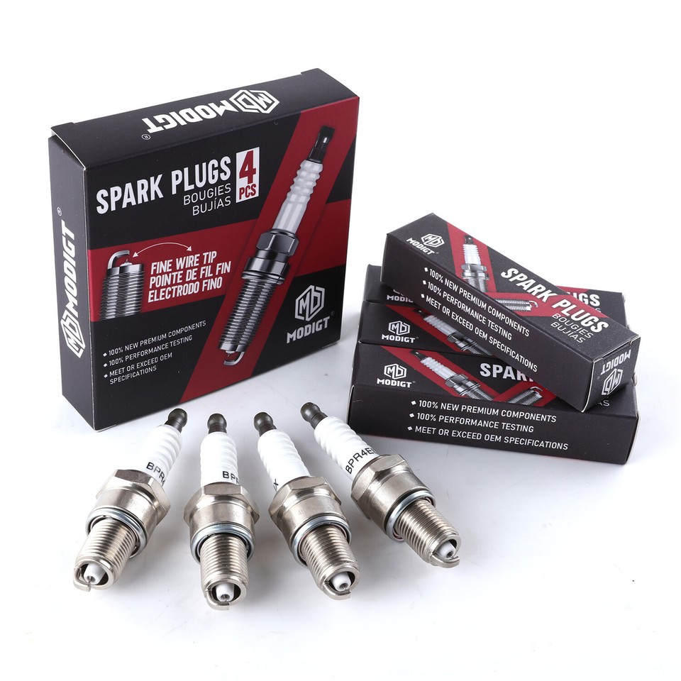 4 Pcs Fit NGK OEM 6578 BPR4ES Iridium Spark Plugs For Kawasaki Zero ...