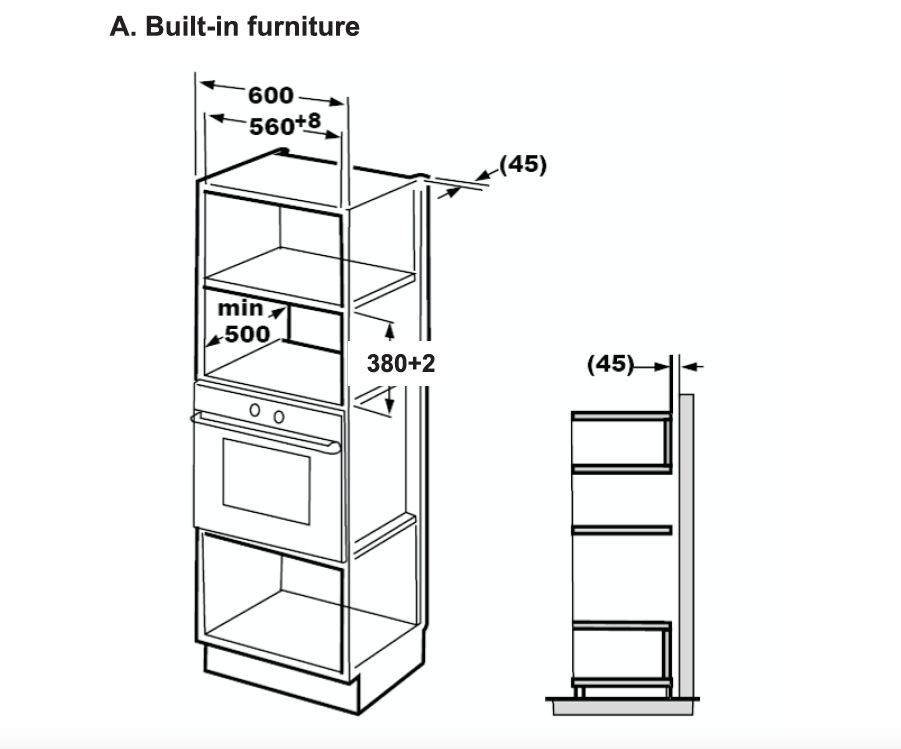 Built In Microwave Ovens Dimensions