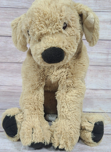 Ikea Gosig Golden Plush Golden Retriever Dog Stuffed Animal Toy Floppy ...