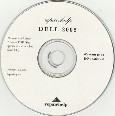 repairhelp Dell 2005 ~ CD-ROM | eBay