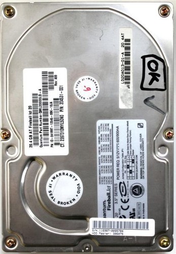 20.4gb à La Boule lct20 qml20000ld-a 041rrt 204531-001 | eBay