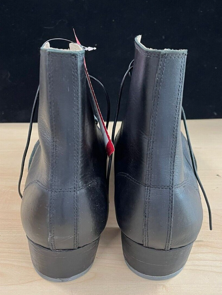 Reproduction WW2 German Army Rough-Out Leather Low Boots M43 Black ...