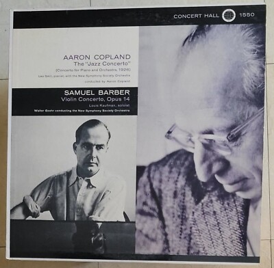 Aaron Copland, Leo Smit, The Jazz Concerto / Samuel Barber, Louis ...