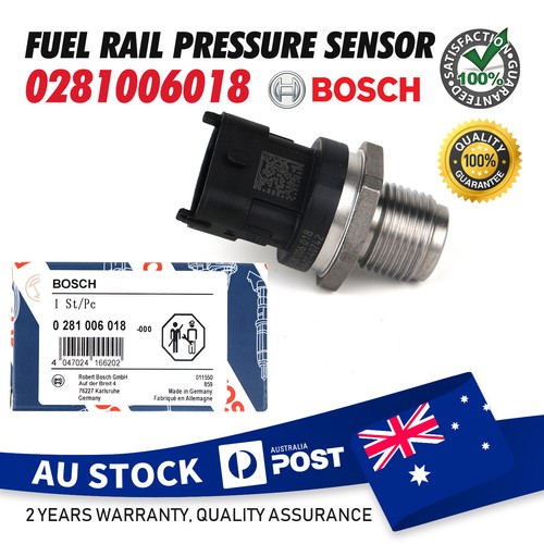 BOSCH Fuel Rail Pressure Sensor 0281006018 For Ford Ranger Everest ...