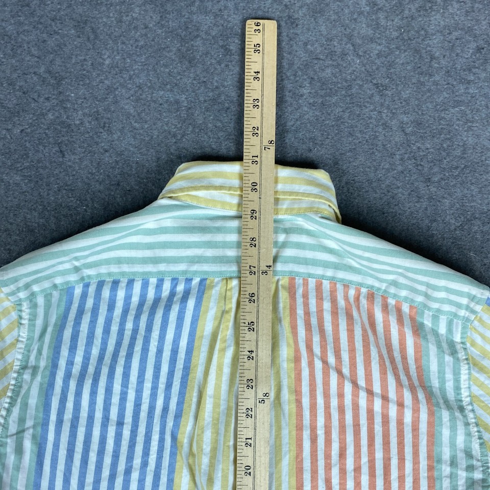 J. Crew Shirt Mens Small Broken In Oxford Classic Colorblock Striped ...