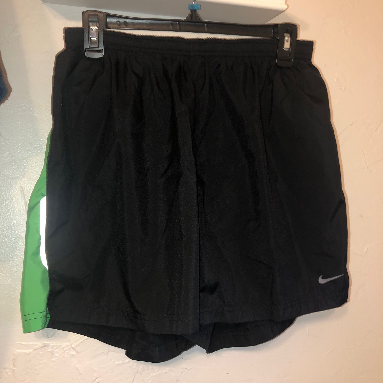 Nike Dry Fit Running Shorts Womens Large Inner Brief & Coin Pocket 5 ...