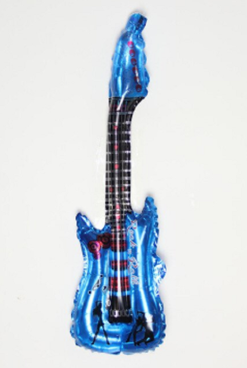 Guitar Foil Balloons Musical Globos Birthday Party Decorations Kids ...
