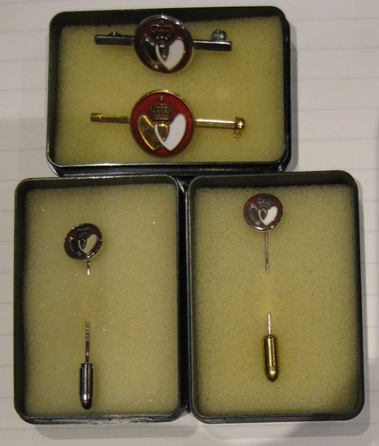 4x Blood Donor Enamel Pins / Badges / Pin Badges - Boxed / Silver ...