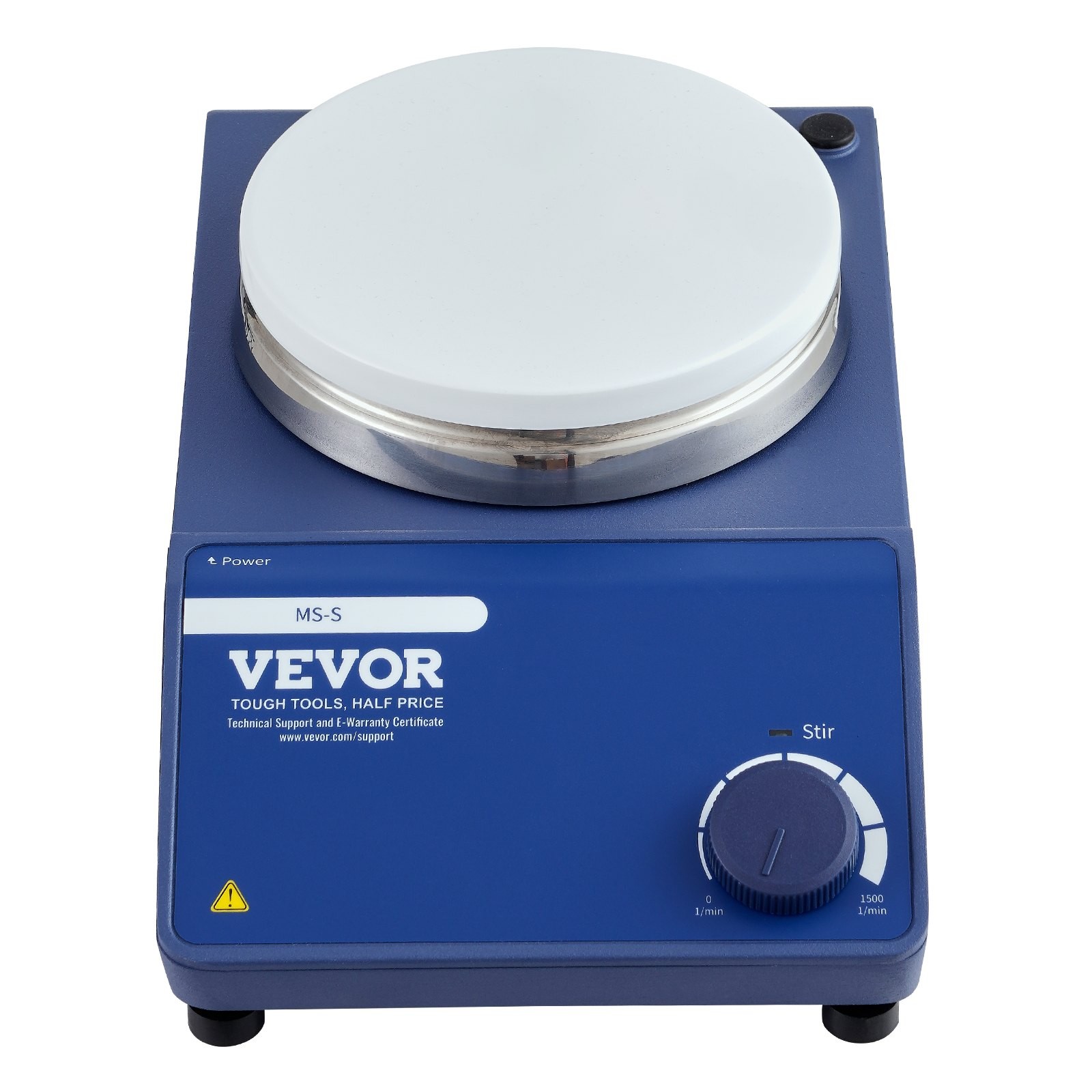 VEVOR Magnetic Stirrer 0-1500 RPM Stir Plate Adjustable Speed Knob 20L ...