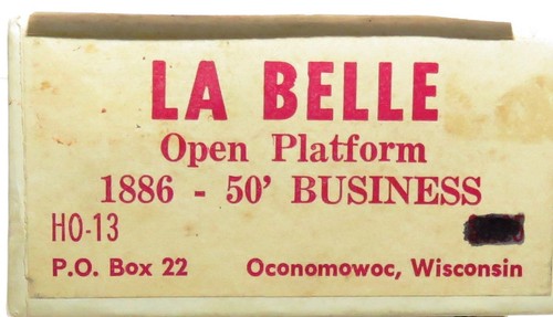 La Belle Open Platform 1886 50' Business Car kit | eBay