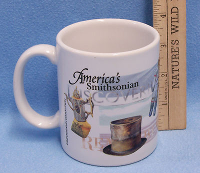 Americas Smithsonian Museum Coffee Mug Cup USA Made Artifacts Design ...