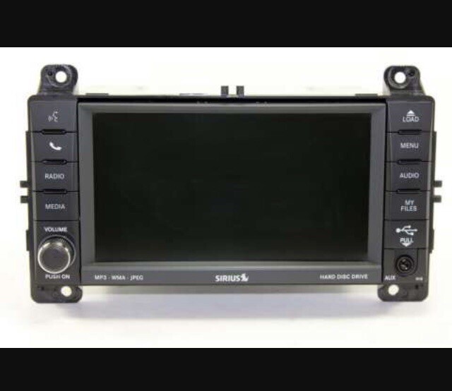 JEEP GRAND CHEROKEE DODGE MyGig 430n High RHB Navigation Sirius Radio ...